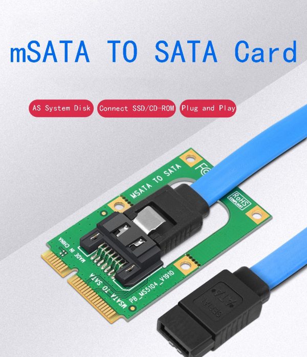 Adaptor micro SATA, mSATA la SATA - eCONECT
